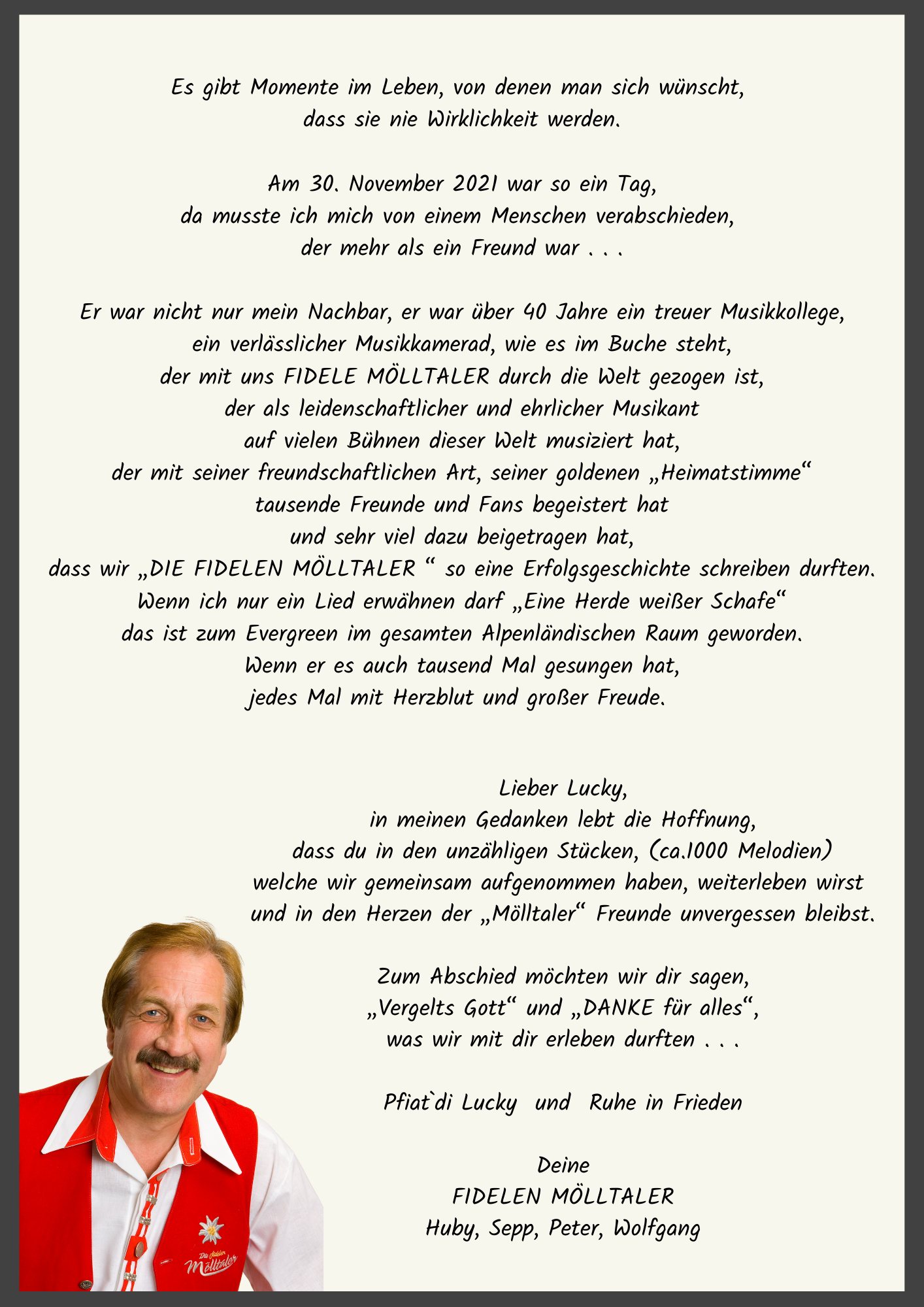 Pfiat` di Lucky - Die fidelen Mölltaler